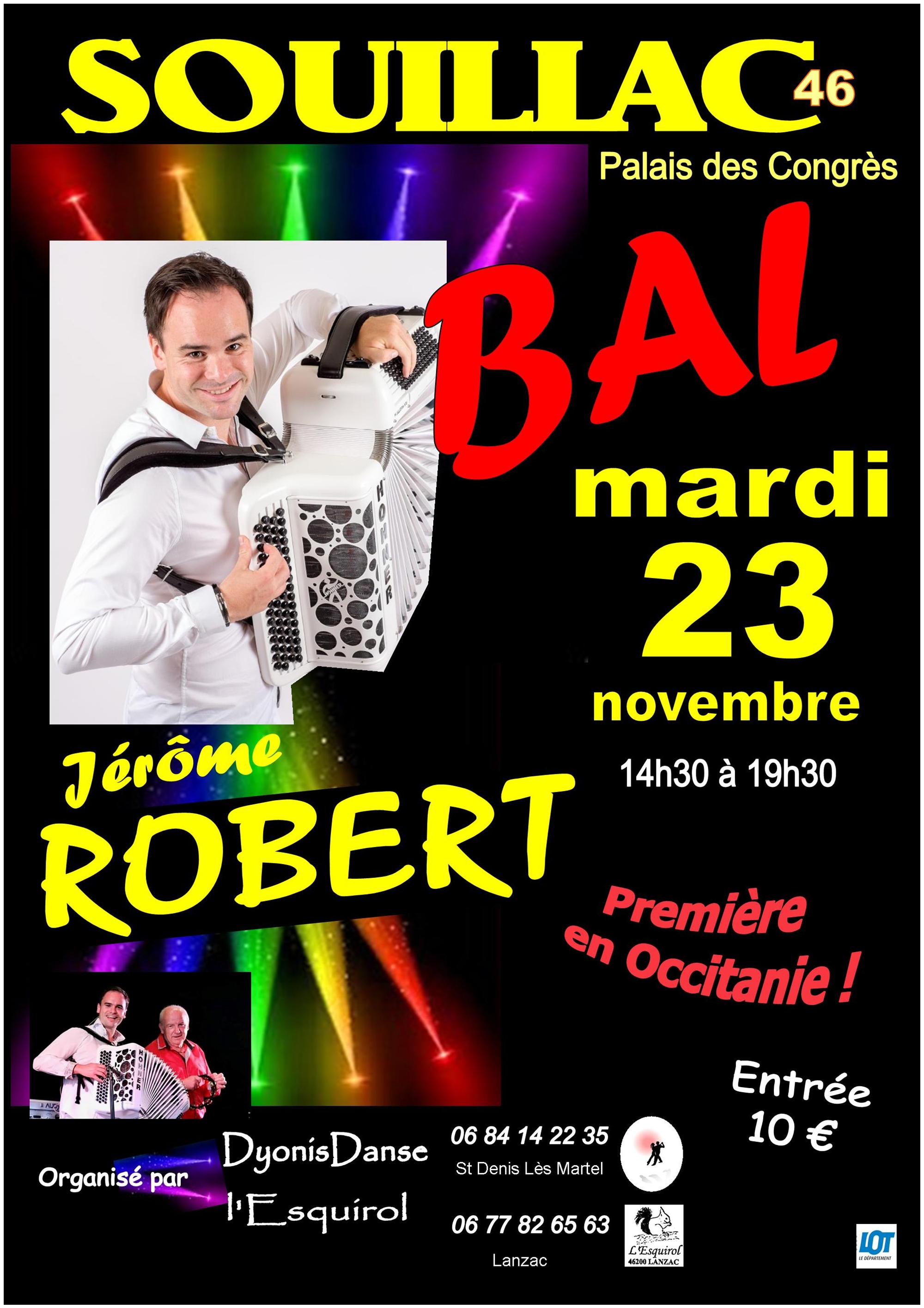 Bal avec Jérôme Robert – Découvrez Souillac Bal avec Jérôme Robert – Découvrez Souillac